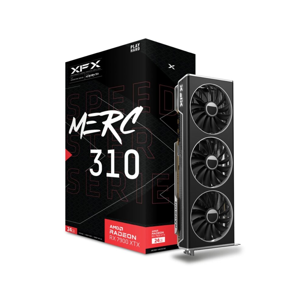 Купить XFX SPEEDSTER MERC 310 Radeon RX 7900 XTX Black Edition в Москве ...