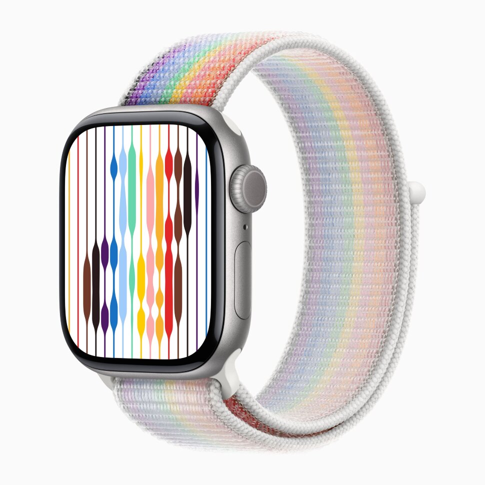 Купить Apple Watch 11 Space Gray Aluminum 42mm Pride Edition Loop в ...
