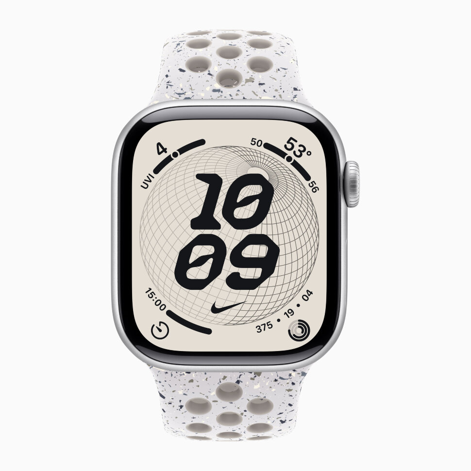 Купить Apple Watch 11 Silver Aluminum 42mm Veiled Grey Nike Sport Band ...